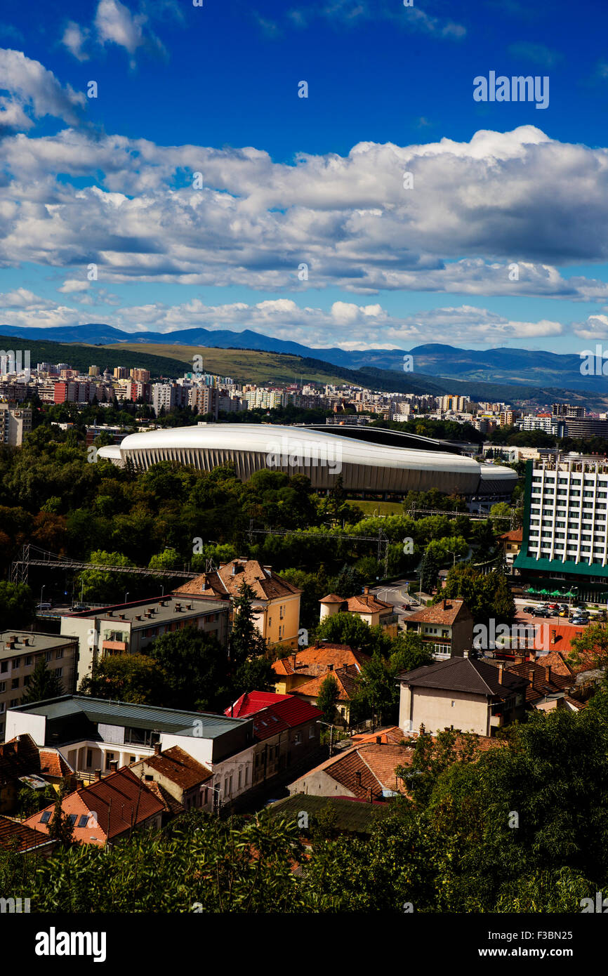 Overview of Cluj-Napoca city, Romania Stock Photo - Alamy