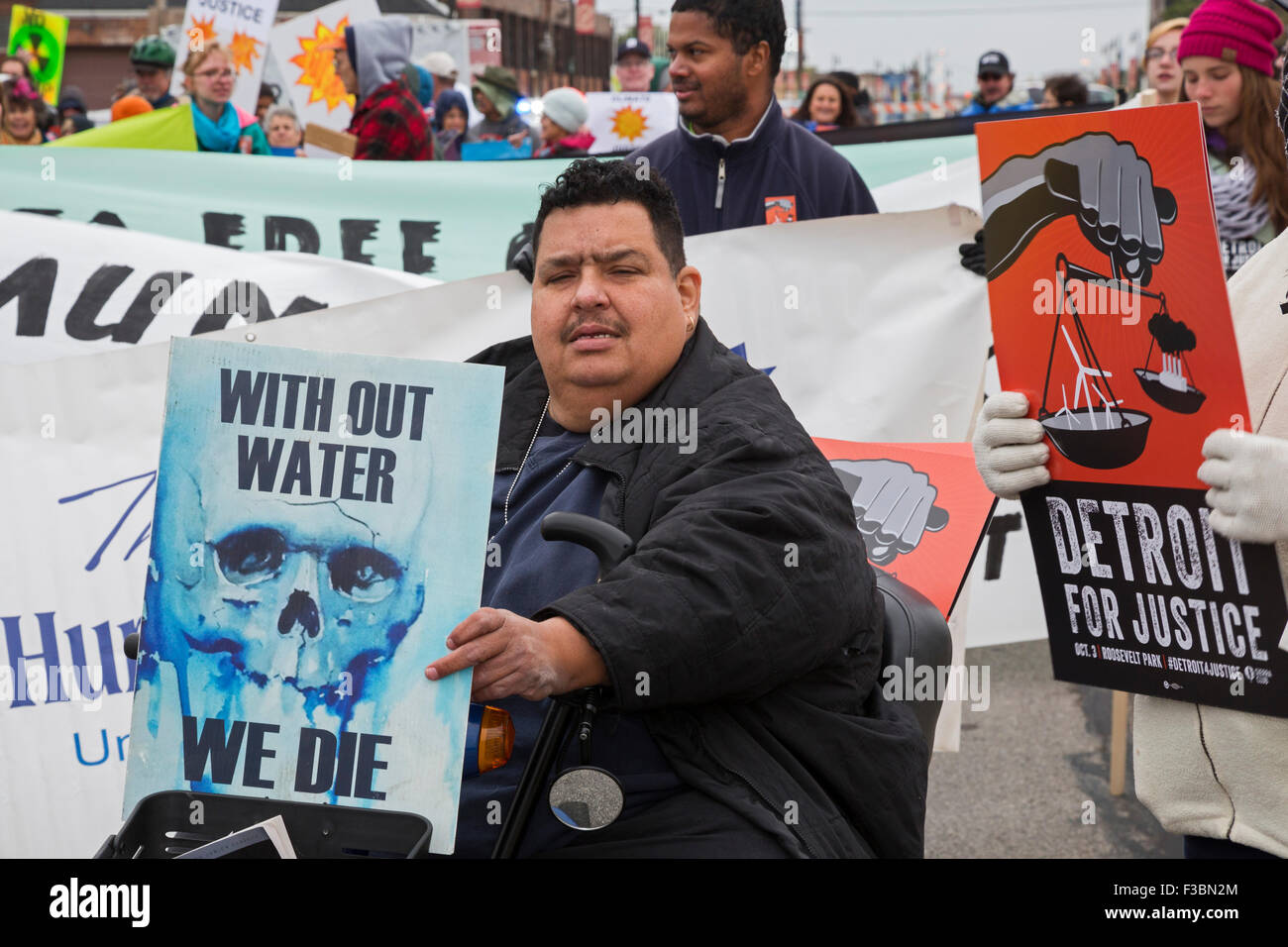 The Detroit March for Justice, which brought together those concerned ...