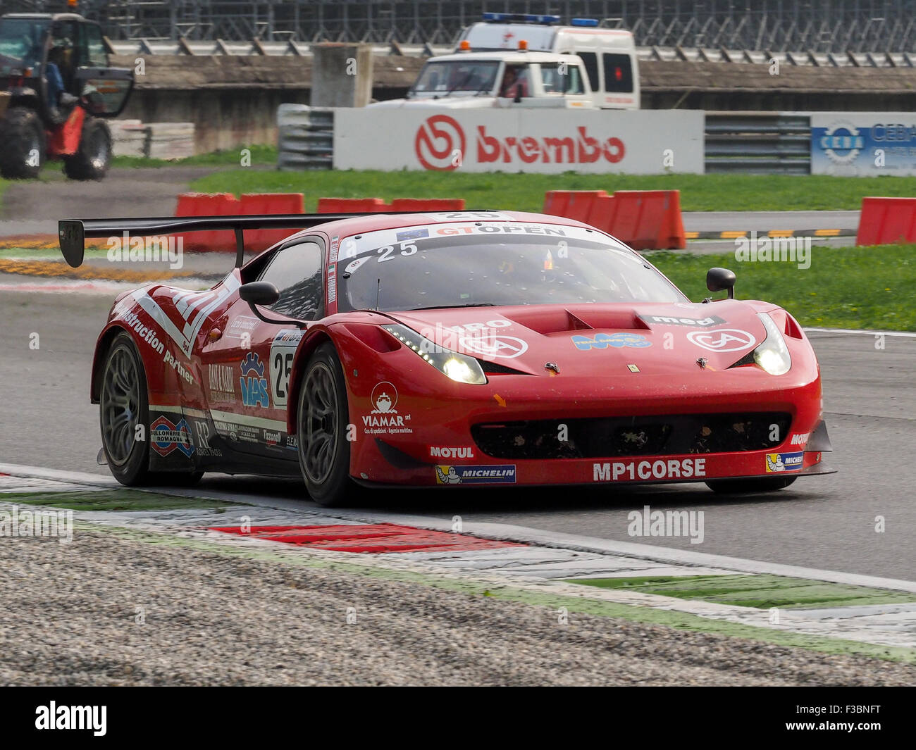 Monza, Italy, 2nd October 2015 - Gabriele Lancieri on Ferrari 458 at ...