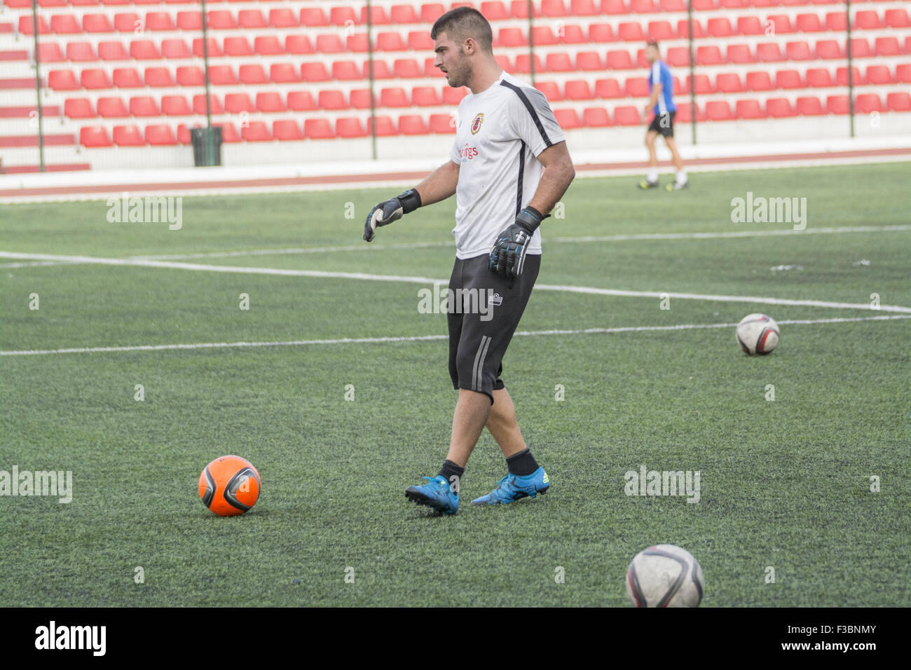 Gibraltar - 4th October 2015 - The Gibraltar football national squad ...