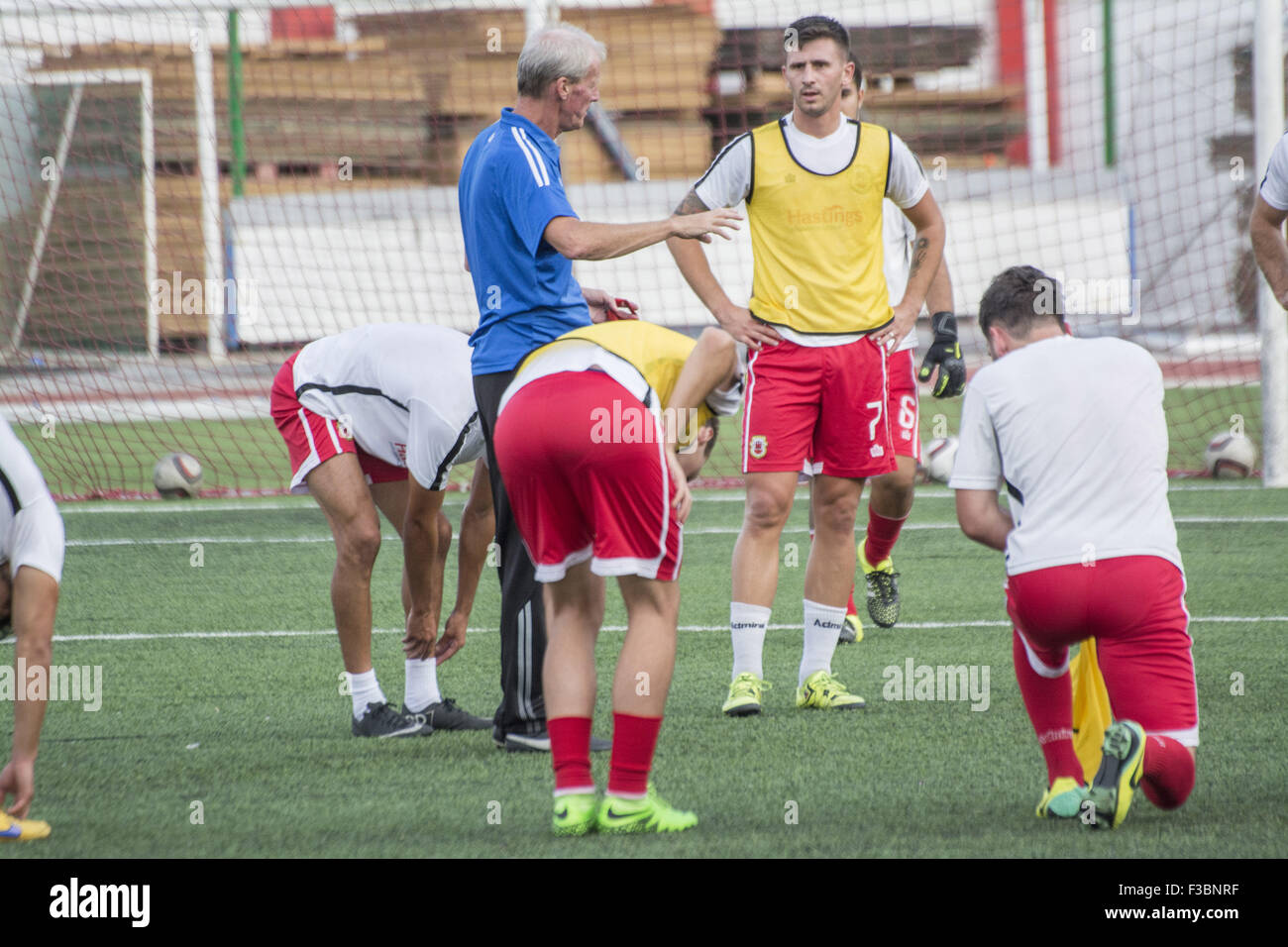 Gibraltar - 4th October 2015 - The Gibraltar football national squad ...