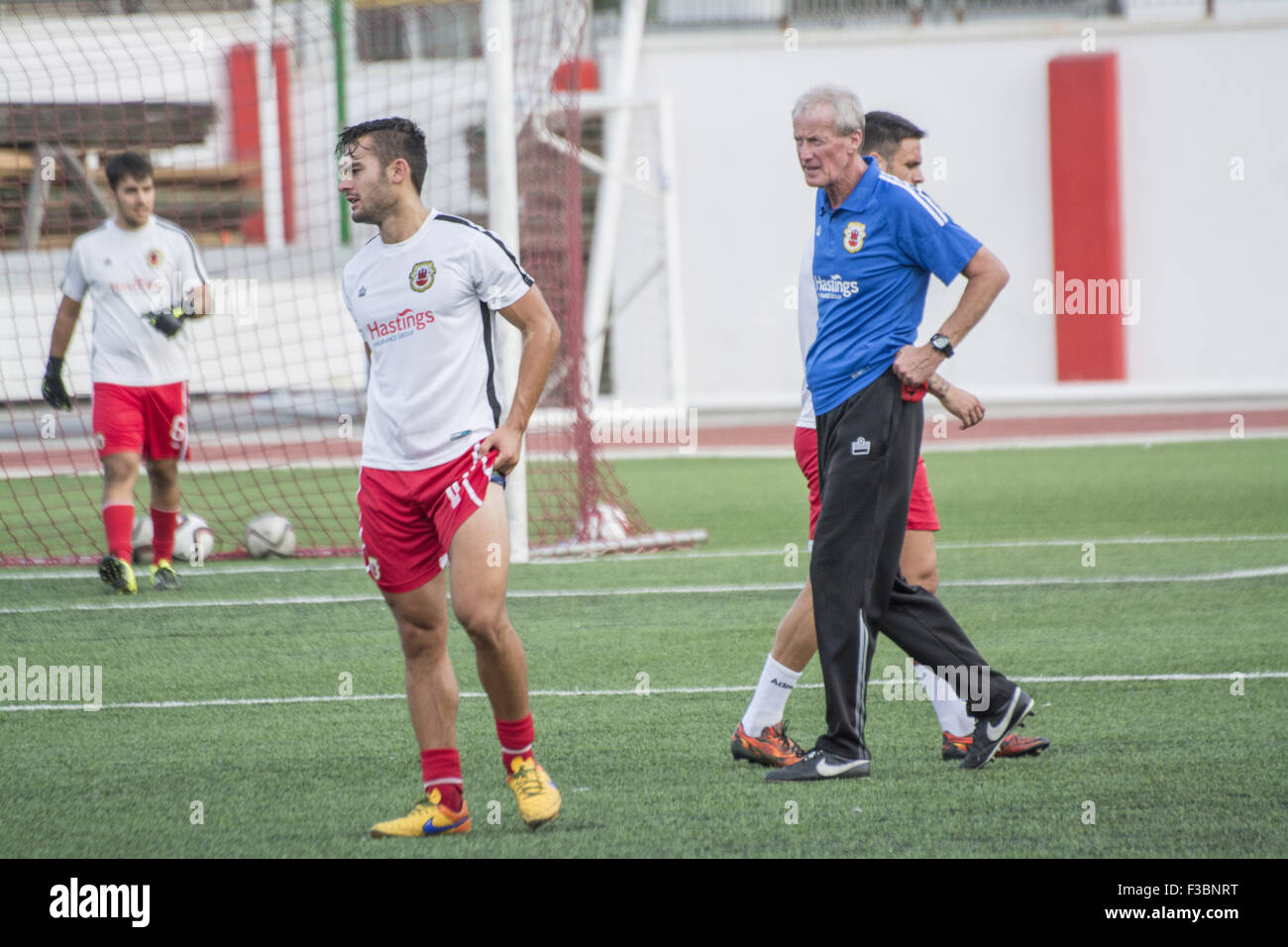 Gibraltar - 4th October 2015 - The Gibraltar football national squad ...
