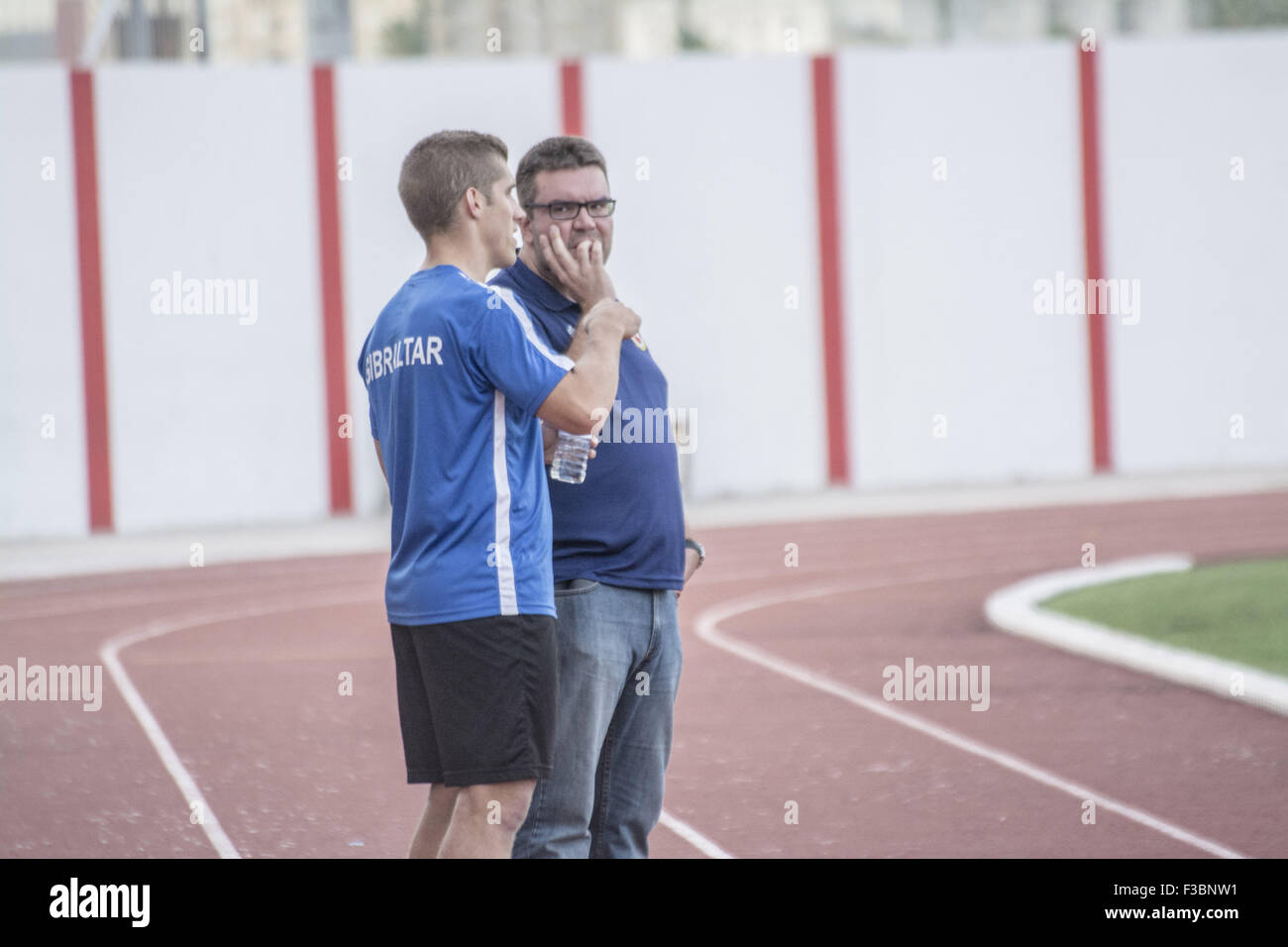 Gibraltar - 4th October 2015 - The Gibraltar football national squad ...