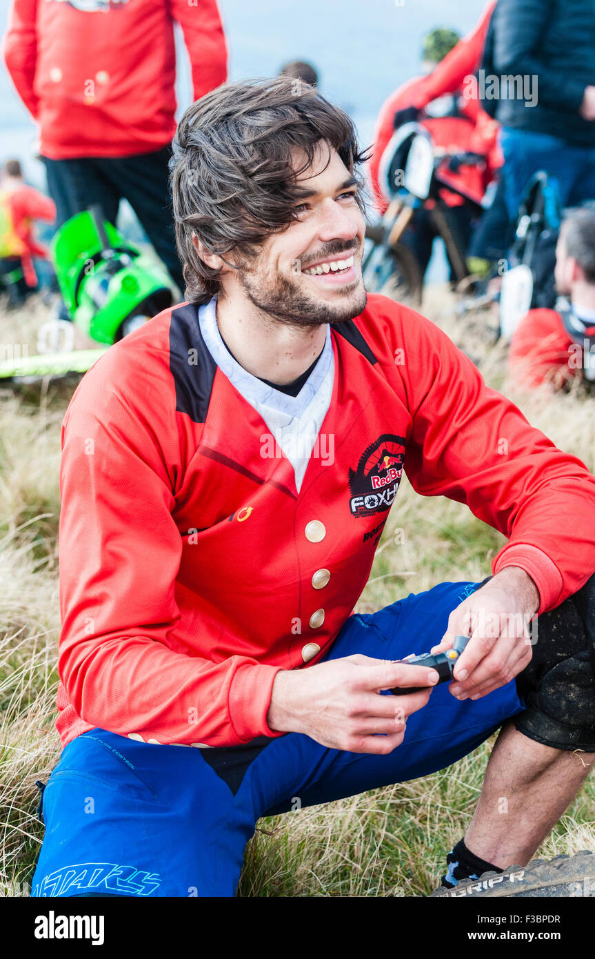 Rostrevor, Northern Ireland. 04 Oct 2015 - Nicolas Baisin, model with ...