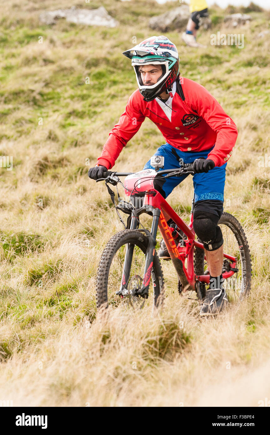 Rostrevor, Northern Ireland. 04 Oct 2015 - Nicolas Baisin, model with ...
