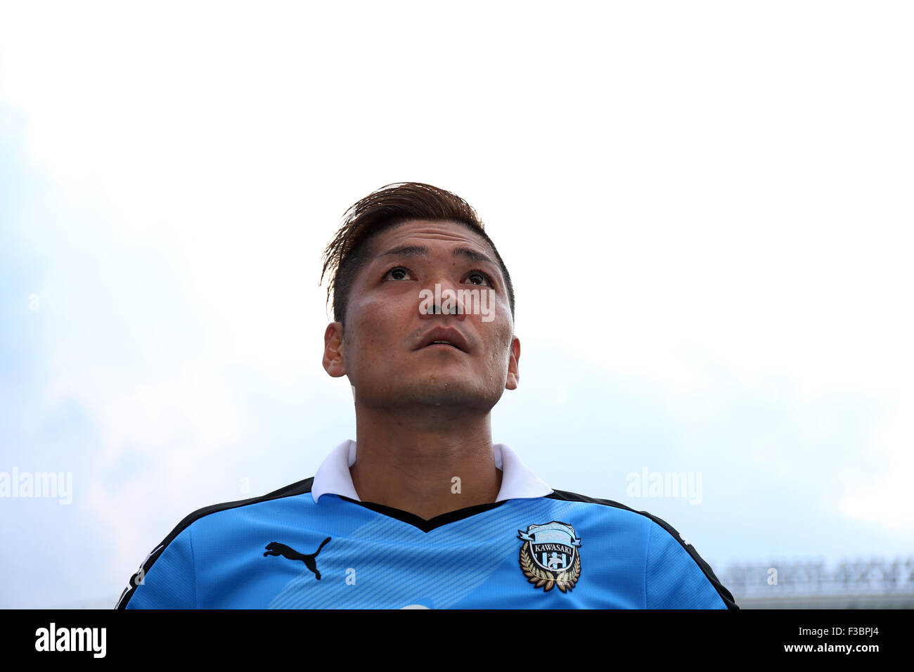 Kanagawa, Japan. 4th Oct, 2015. Yoshito Okubo (Frontale) Football ...