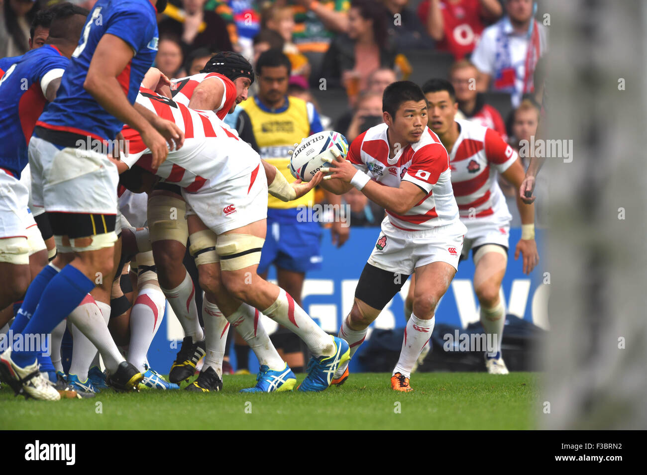 Milton Keynes, UK. 3rd Oct, 2015. Fumiaki Tanaka (JPN) Rugby : 2015 ...