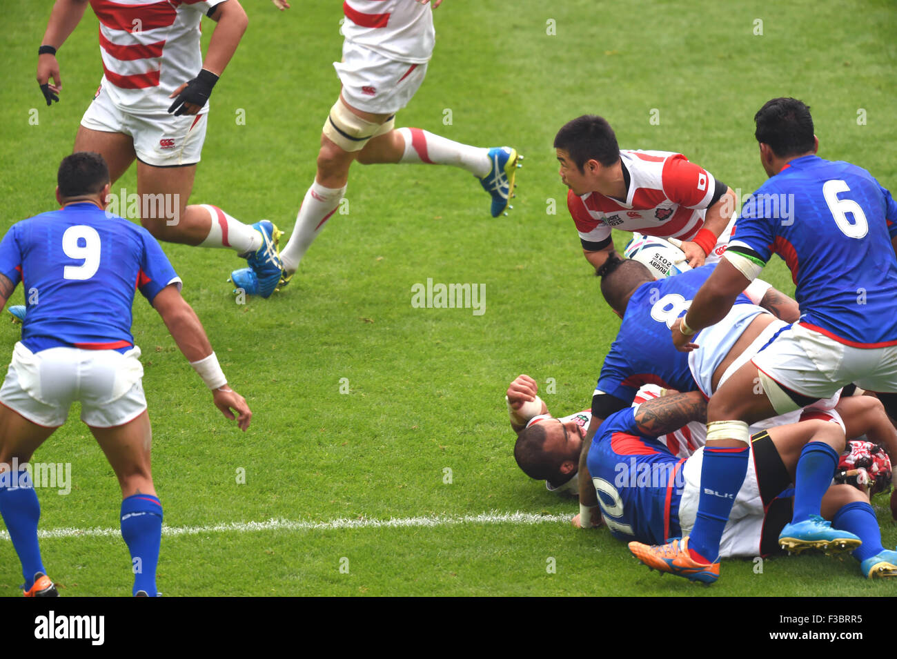 Milton Keynes, UK. 3rd Oct, 2015. Fumiaki Tanaka (JPN) Rugby : 2015 ...
