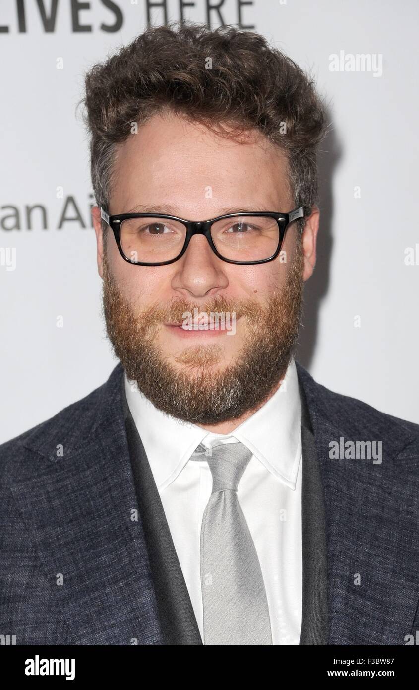 New York, NY, USA. 3rd Oct, 2015. Seth Rogen at arrivals for STEVE JOBS ...