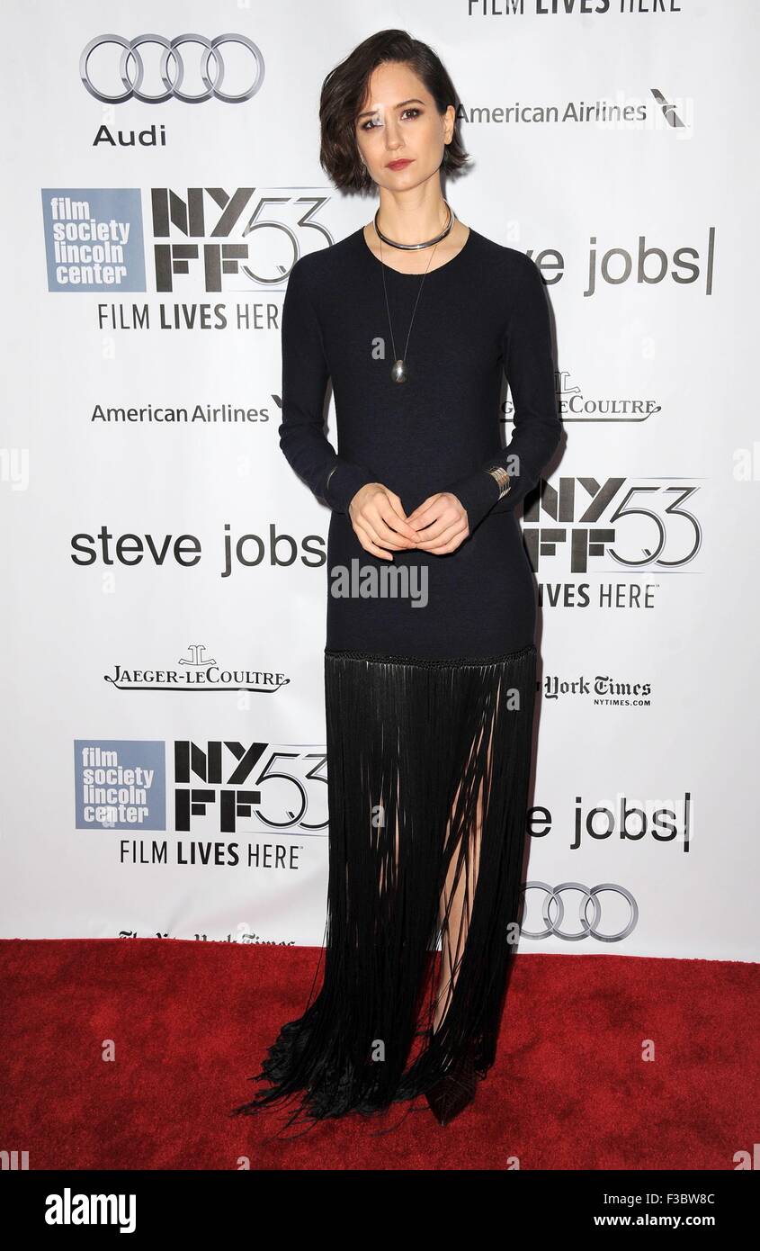 New York, NY, USA. 3rd Oct, 2015. Katherine Waterson at arrivals for ...