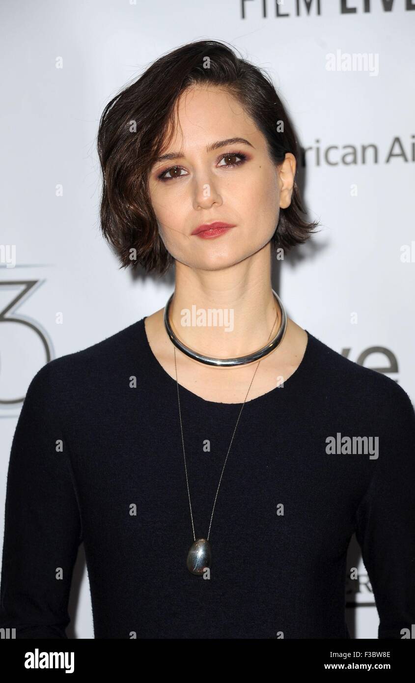 New York, NY, USA. 3rd Oct, 2015. Katherine Waterson at arrivals for ...