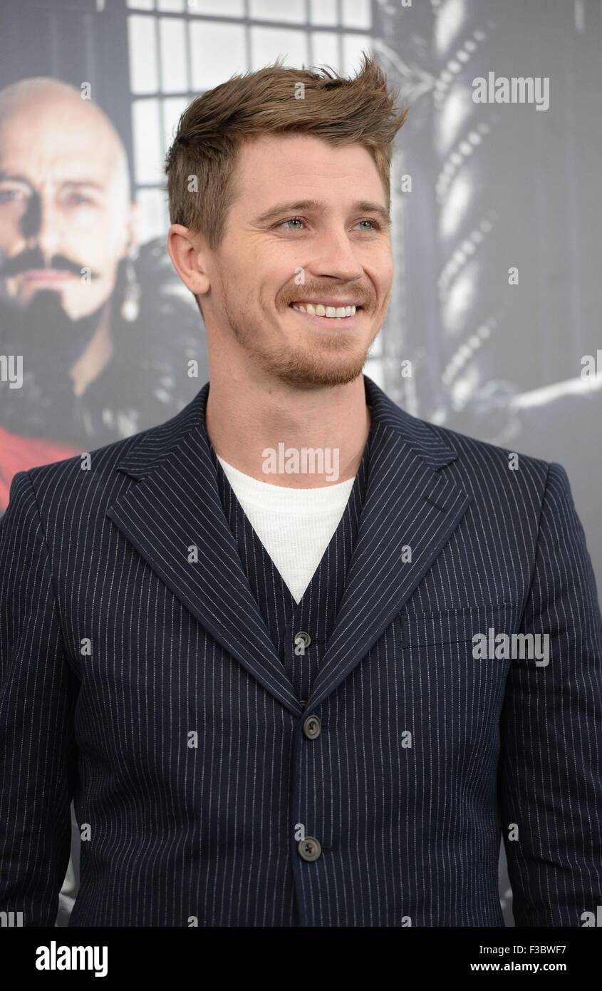 New York, NY, USA. 4th Oct, 2015. Garret Hedlund at arrivals for PAN ...