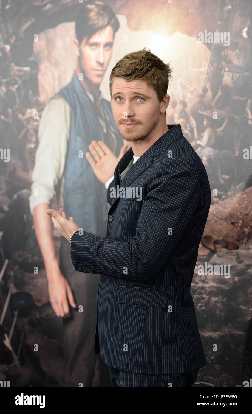 New York, NY, USA. 4th Oct, 2015. Garret Hedlund at arrivals for PAN ...