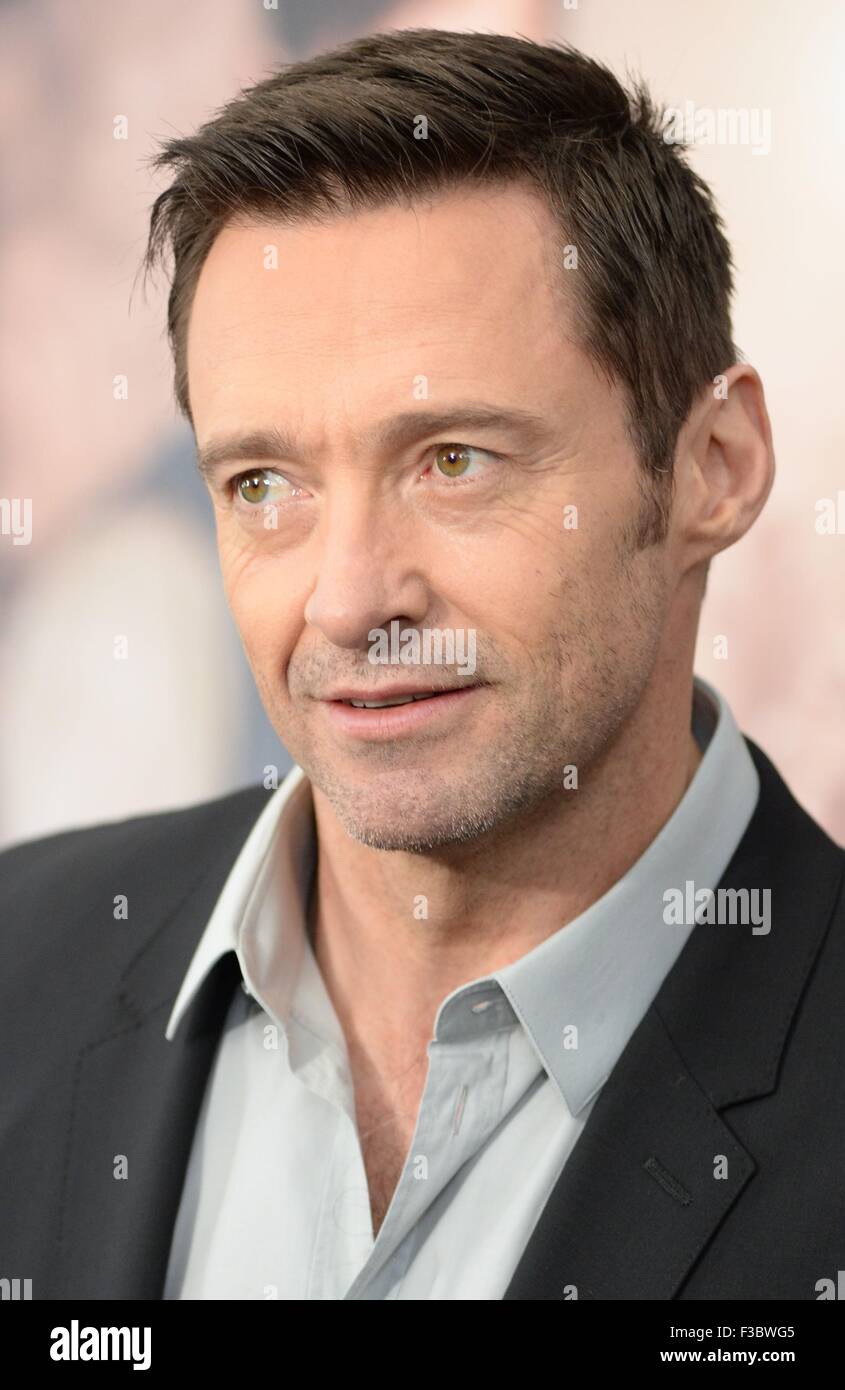 New York, NY, USA. 4th Oct, 2015. Hugh Jackman at arrivals for PAN ...
