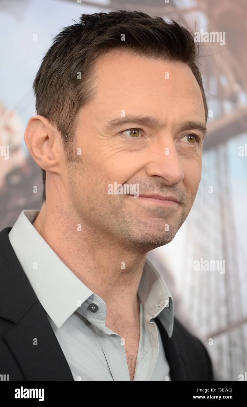 New York, NY, USA. 4th Oct, 2015. Hugh Jackman at arrivals for PAN ...