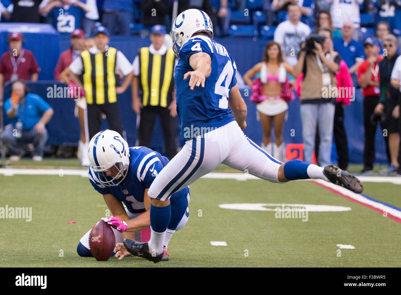 Indianapolis, Indiana, USA. 4th October, 2015. Indianapolis Colts ...