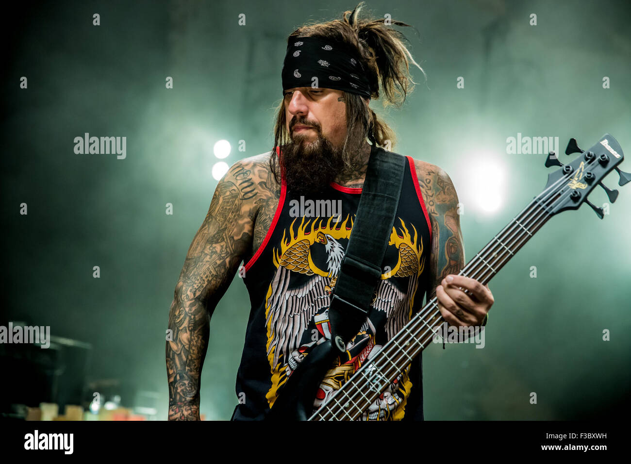 Detroit, Michigan, USA. 3rd Oct, 2015. REGINALD ''FIELDY'' ARVIZU of ...