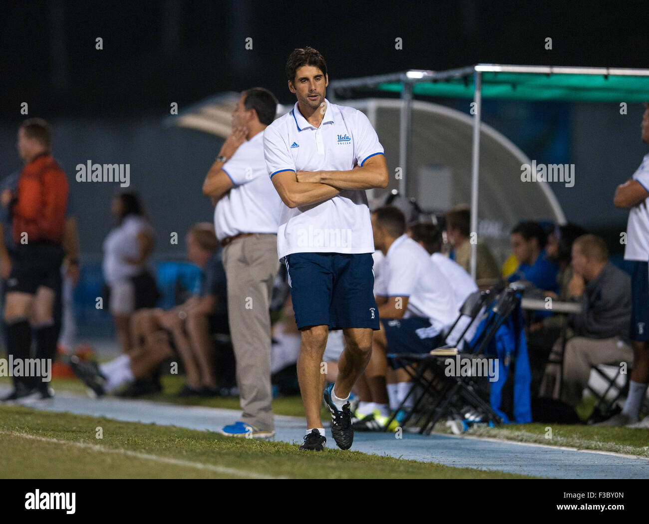 Los Angeles, CA, USA. 27th Sep, 2015. UCLA associate head coach Nick ...