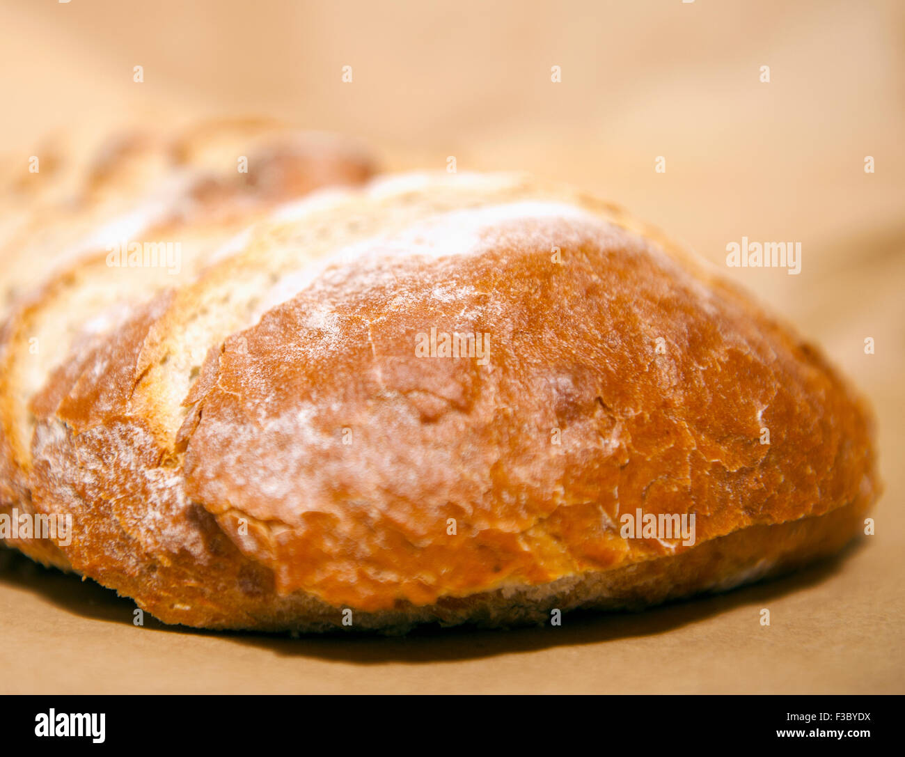 Close up view rustic bread hi-res stock photography and images - Alamy
