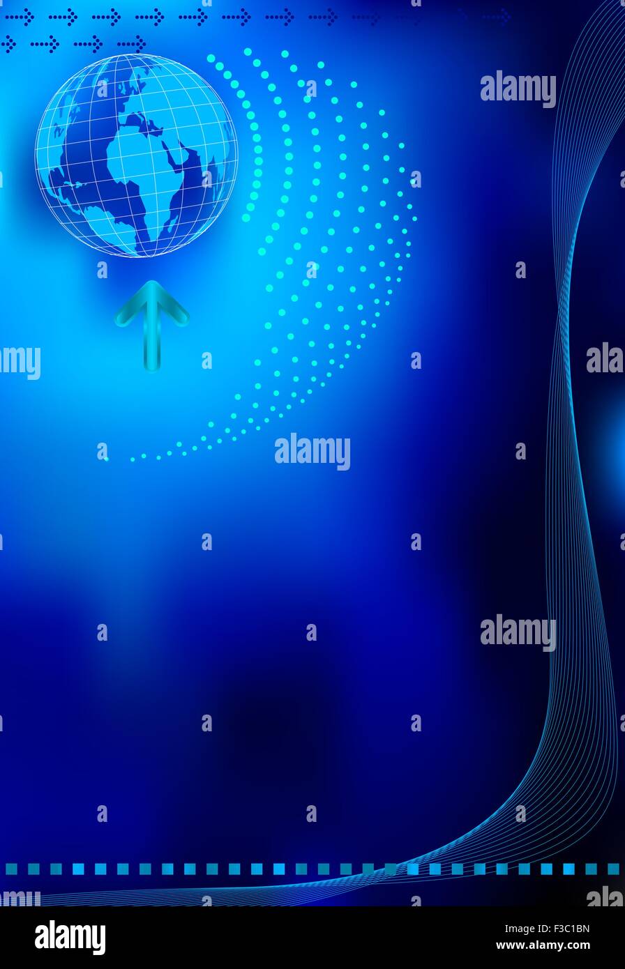 Background Composition, Web Template (Halftone) Vector Art Stock Vector ...