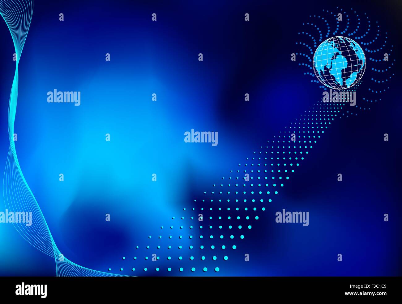 Background Composition, Web Template (Halftone) Vector Art Stock Vector ...