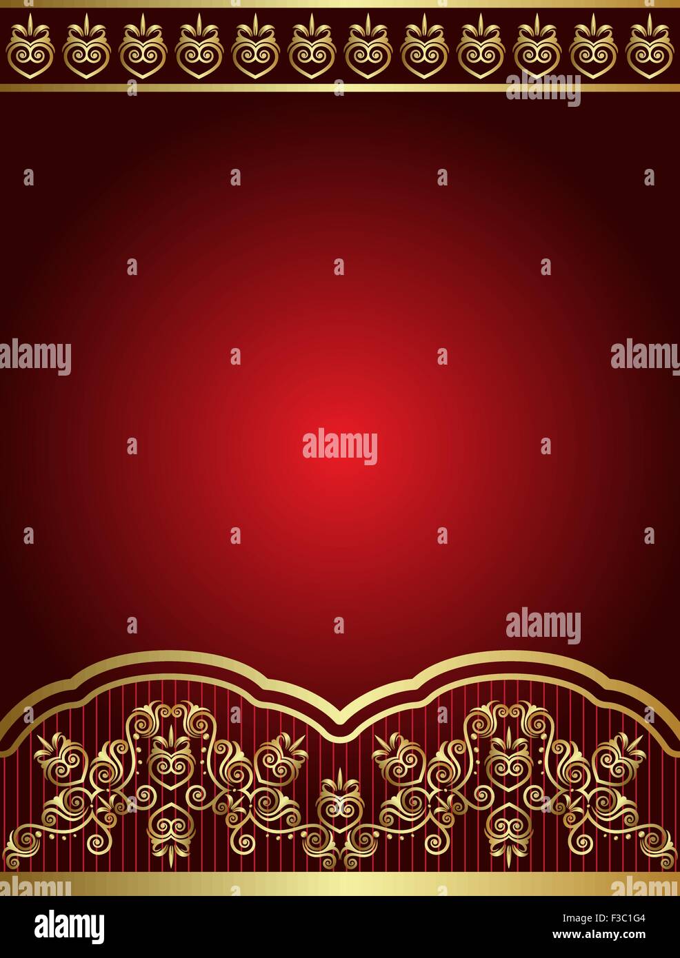 Card Design Artistic Metallic Gold Vector Art Stock Vector Image & Art ...
