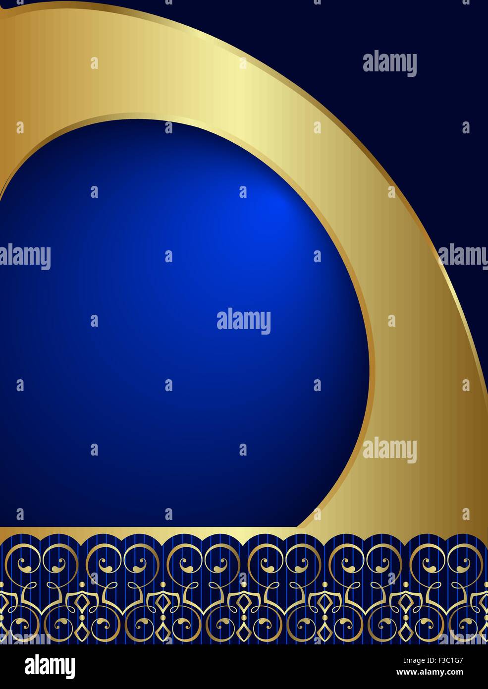 Card Design Artistic Metallic Gold Vector Art Stock Vector Image & Art ...