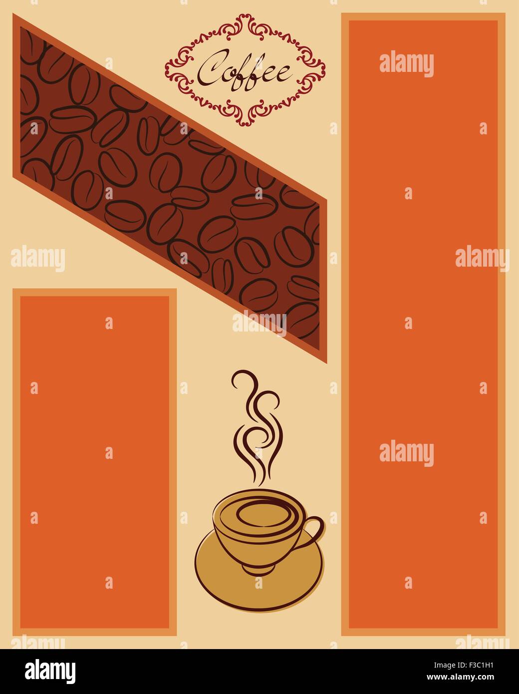 Coffee Menu Card Design Template Vector Art Stock Vector Image & Art ...