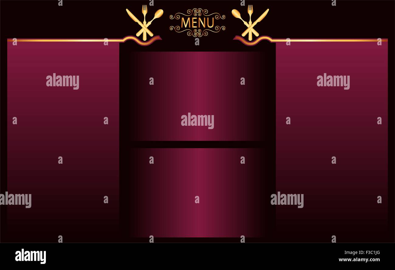Menu Card Design Template Vector Art Stock Vector Image & Art - Alamy