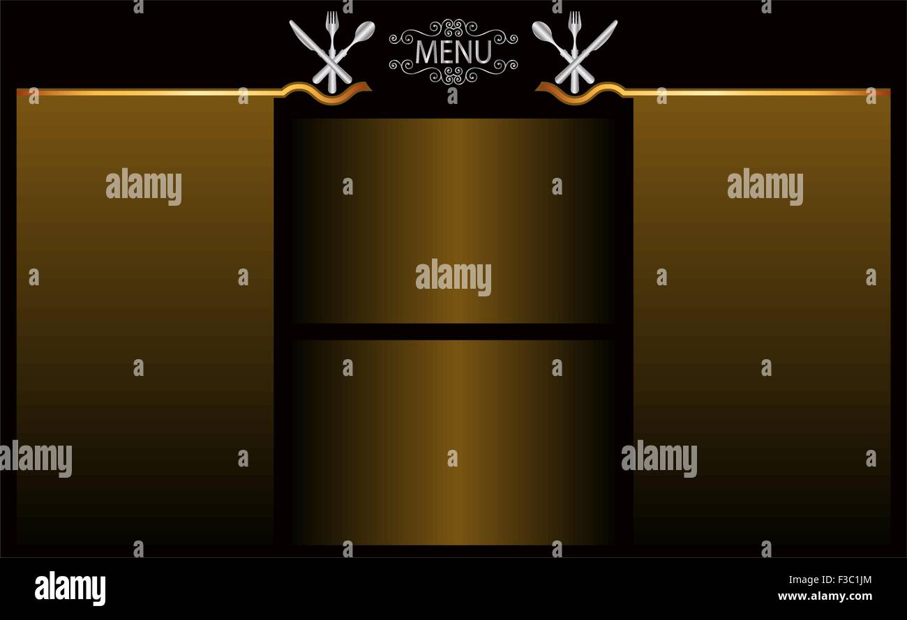Menu Card Design Template Vector Art Stock Vector Image & Art - Alamy