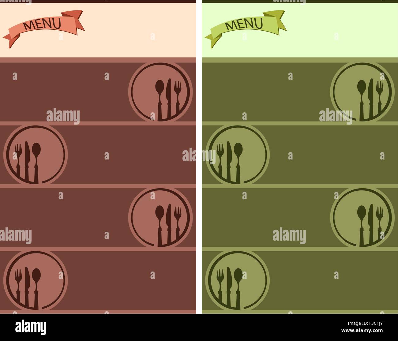 Menu Card Design Template Vector Art Stock Vector Image & Art - Alamy