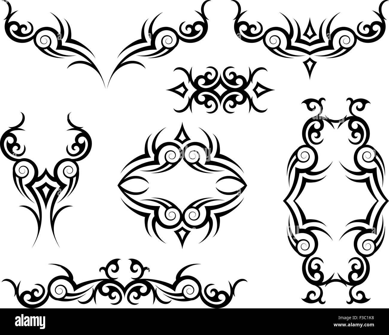 Tattoo Arm Band Set Vector Art Stock Vector Image & Art - Alamy