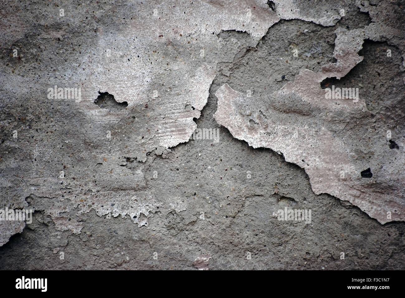 Flaking plaster layer Stock Photo - Alamy