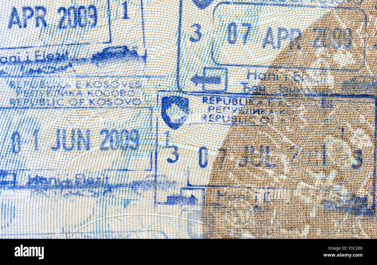 Passport Stamps Greece High Resolution Stock Photography and Images - Alamy