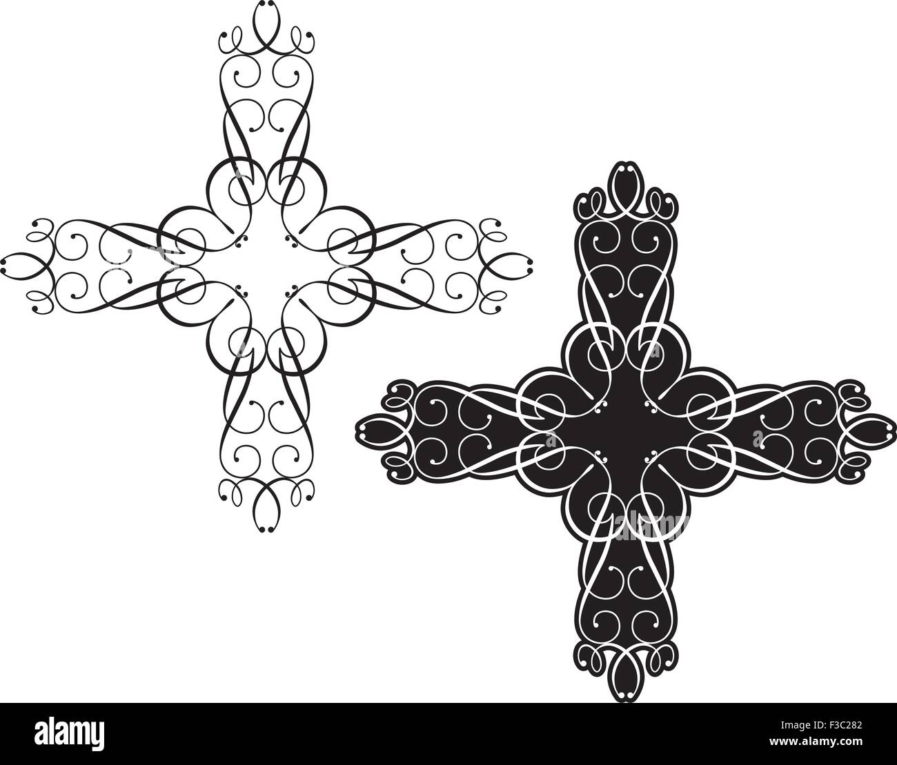 Christian Cross Design Vector Art Stock Vector Image & Art - Alamy