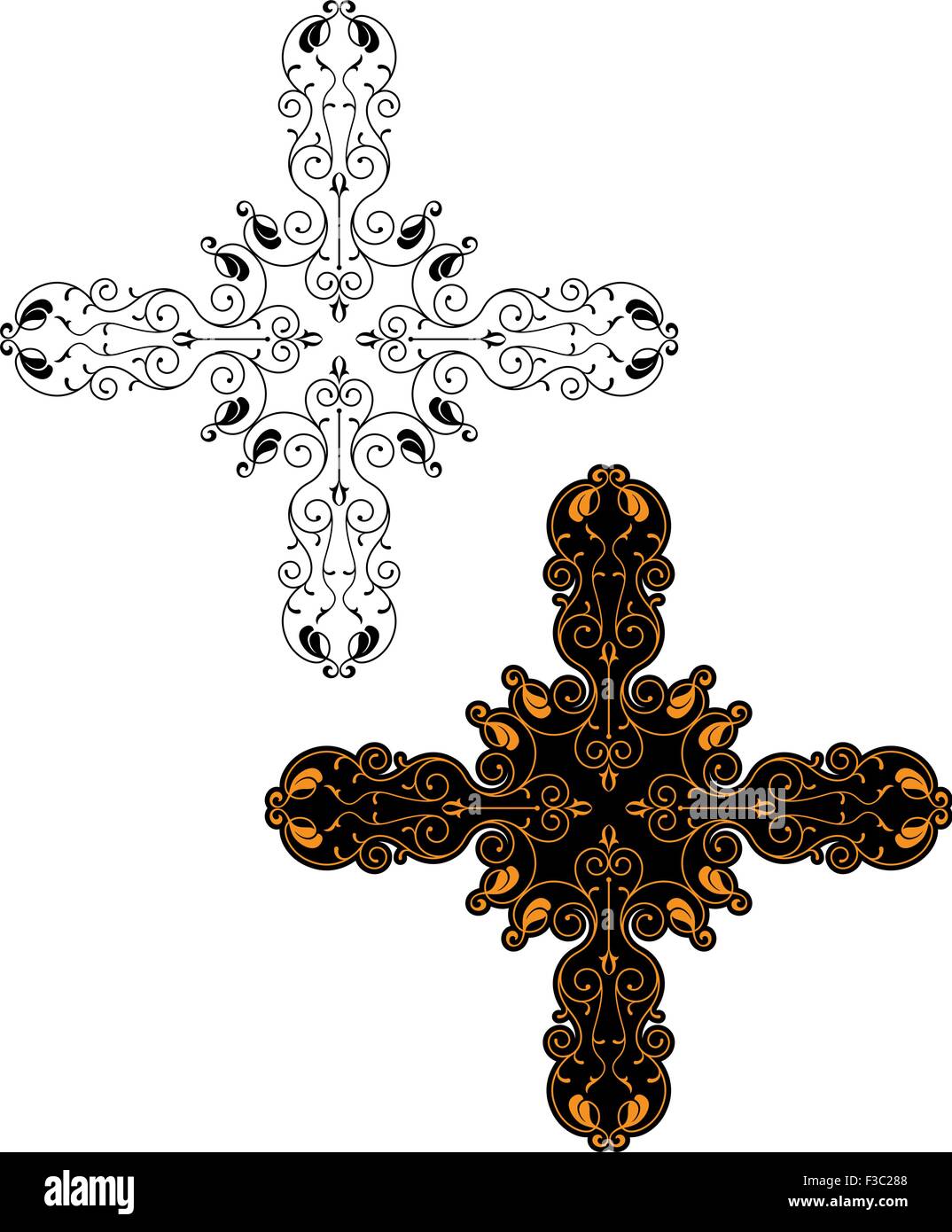 Christian Cross Design Vector Art Stock Vector Image & Art - Alamy