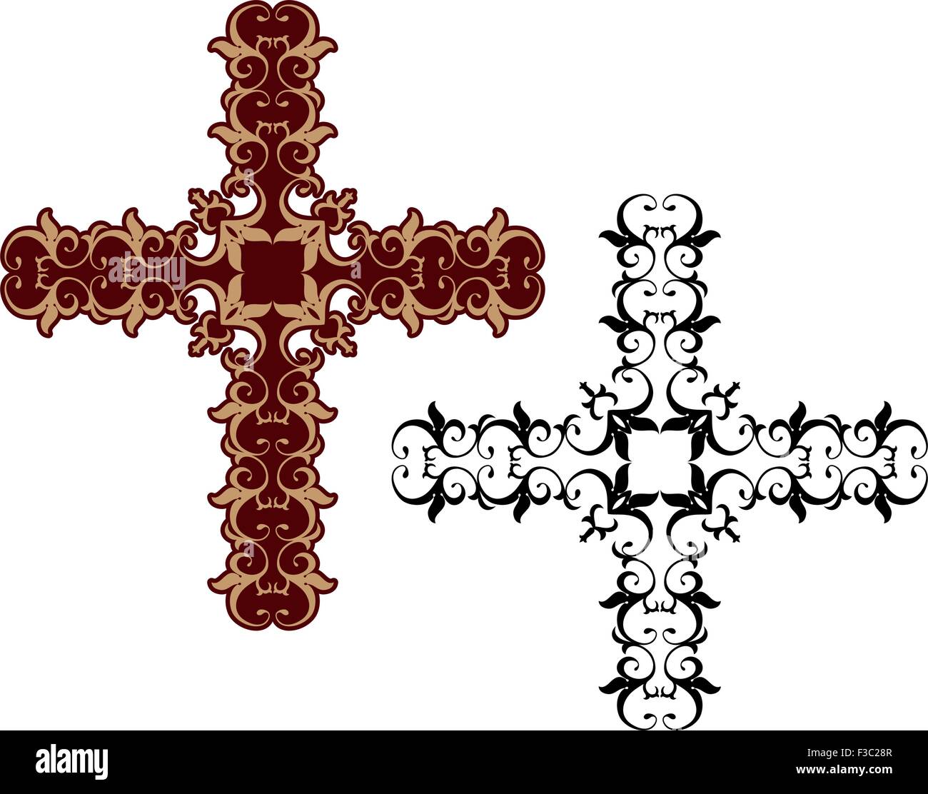 Christian Cross Design Vector Art Stock Vector Image & Art - Alamy