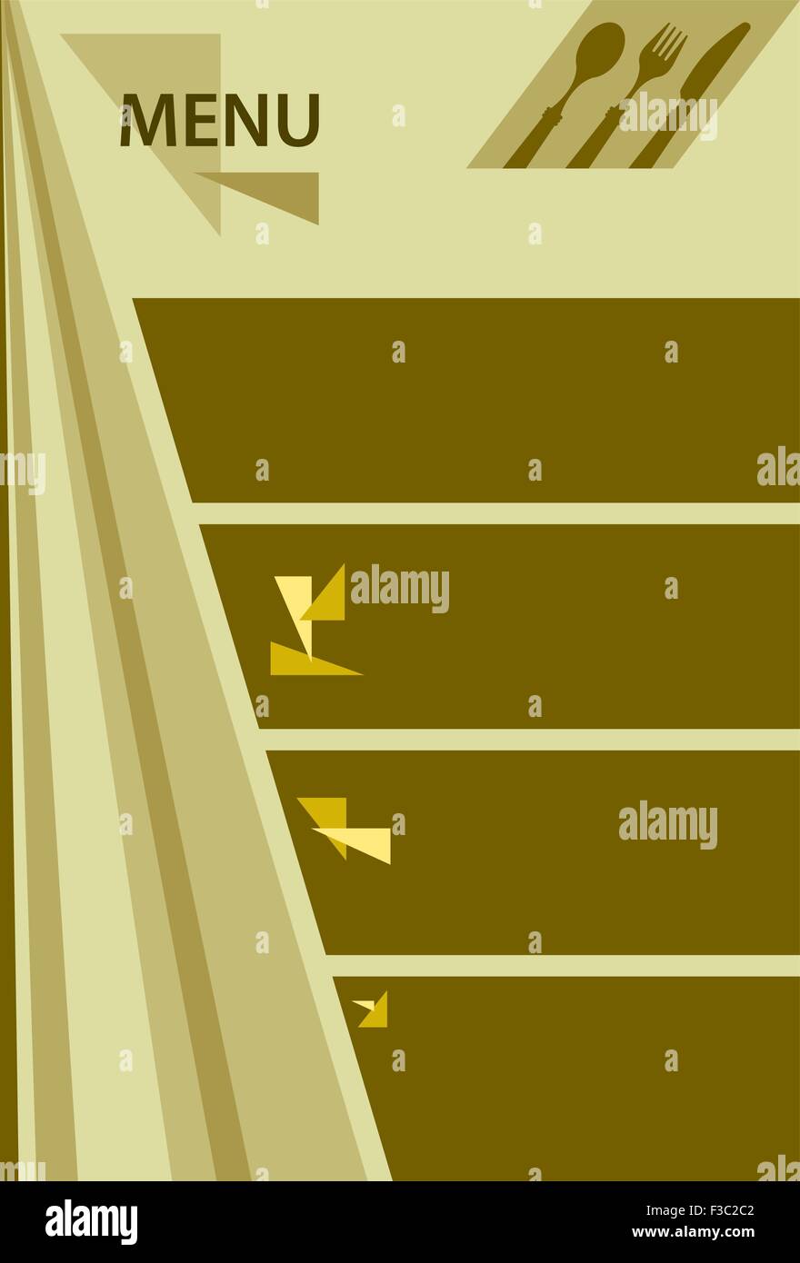 Menu Card Design Template Vector Art Stock Vector Image & Art - Alamy