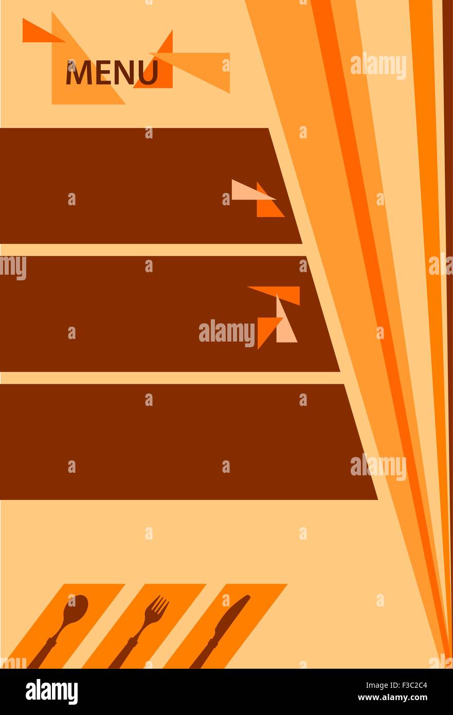 Menu Card Design Template Vector Art Stock Vector Image & Art - Alamy