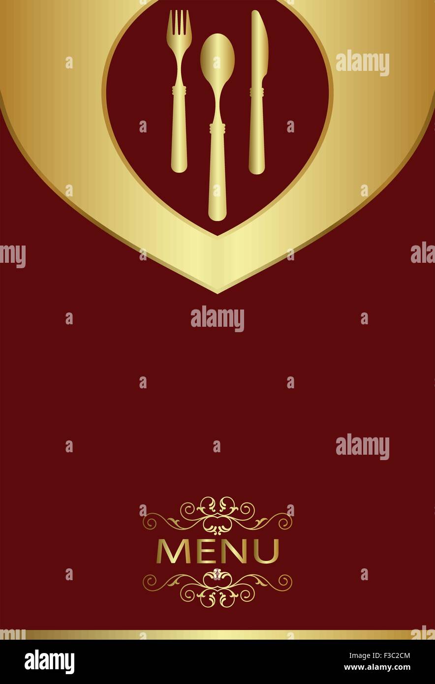 Menu Card Design Template Vector Art Stock Vector Image & Art - Alamy