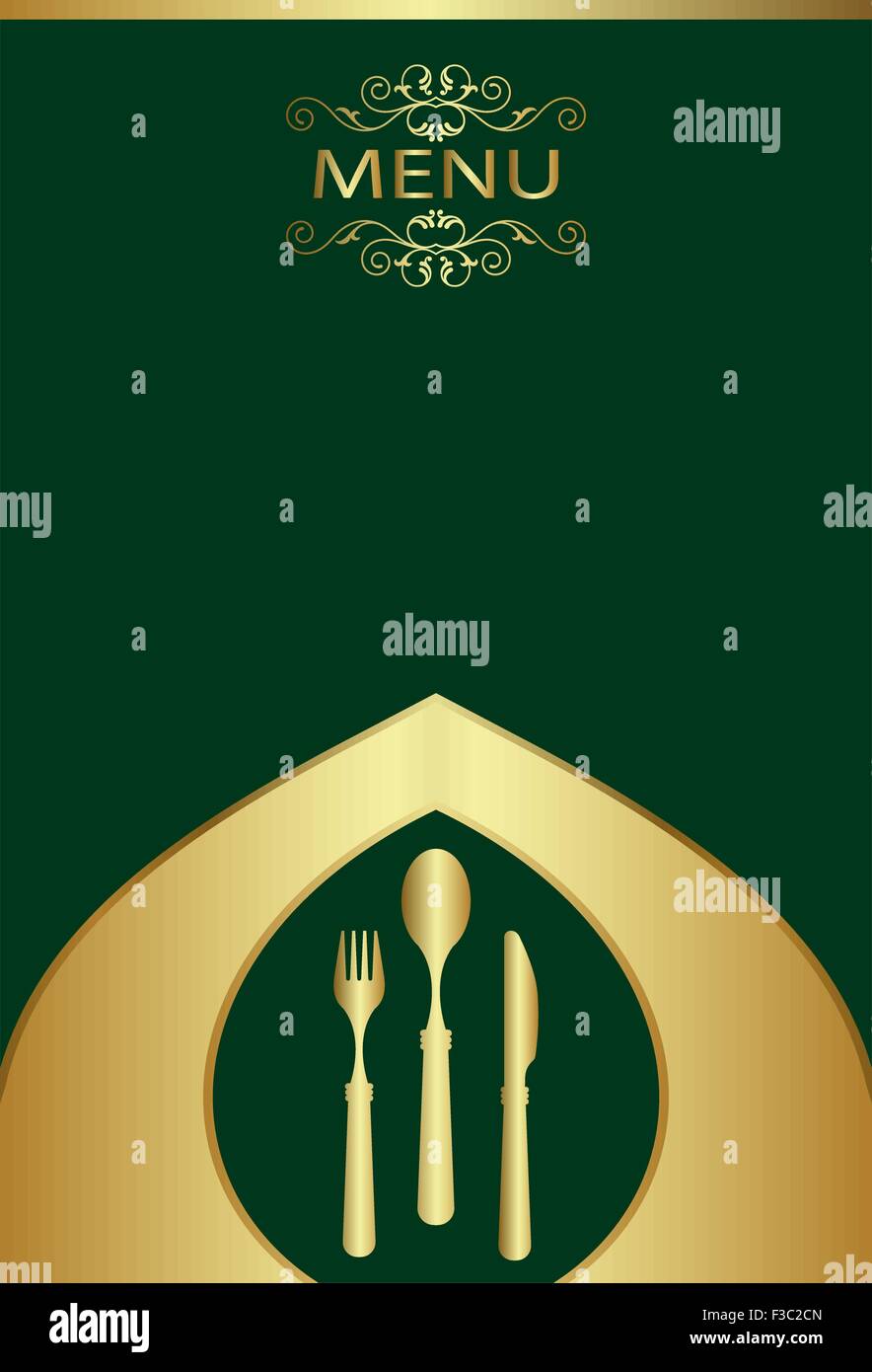 Menu Card Design Template Vector Art Stock Vector Image & Art - Alamy