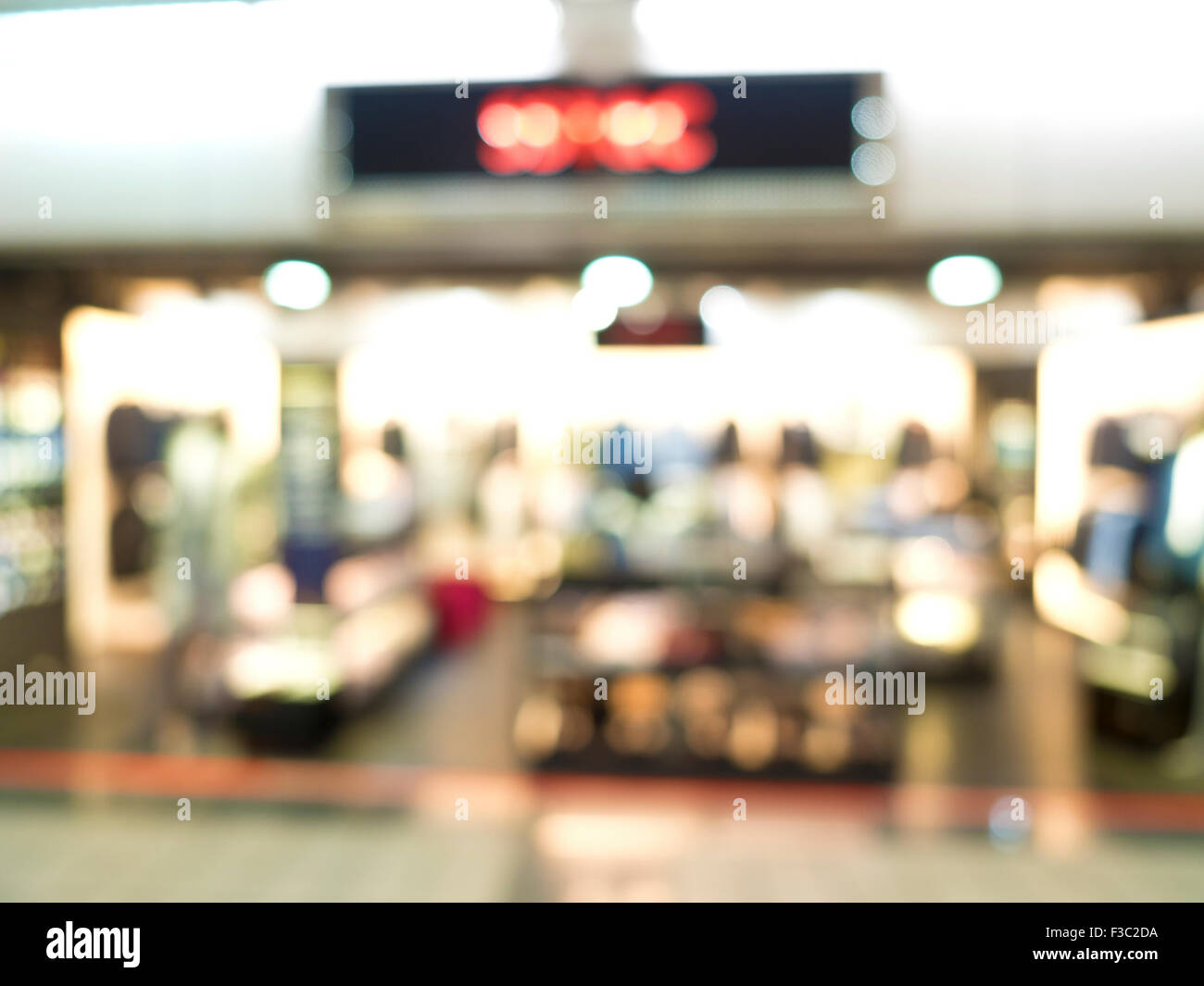 Blur store with bokeh background Stock Photo - Alamy