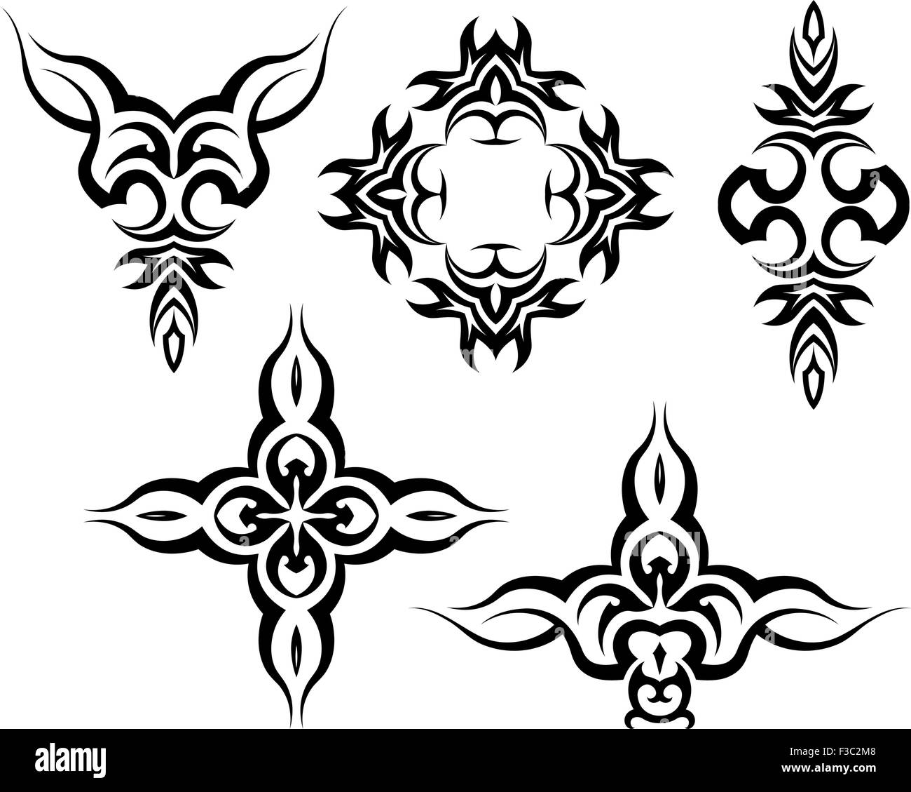 Tribal Tattoo Design Vector Art Stock Vector Image & Art - Alamy