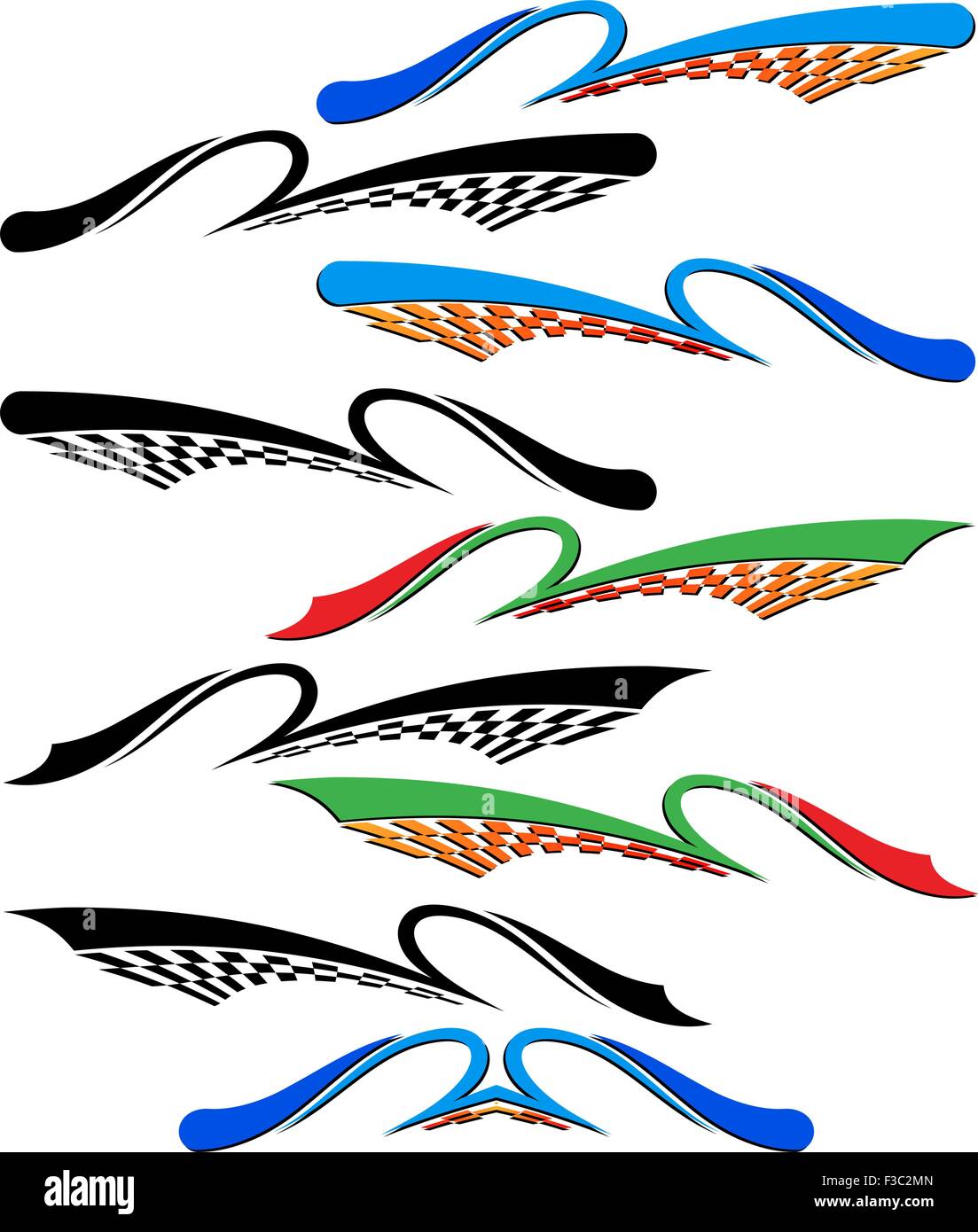 Vehicle Graphics, Stripe : Vinyl Ready Vector Art Stock Vector Image ...