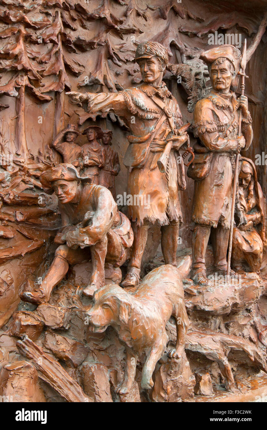 Dismal Nitch monument, Lewis and Clark National Historical Park ...