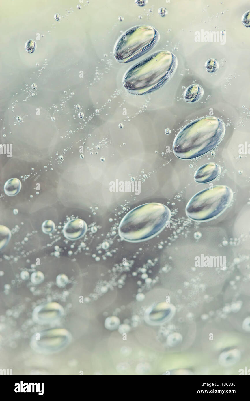 Macro photograph of bubbles in glass Stock Photo - Alamy
