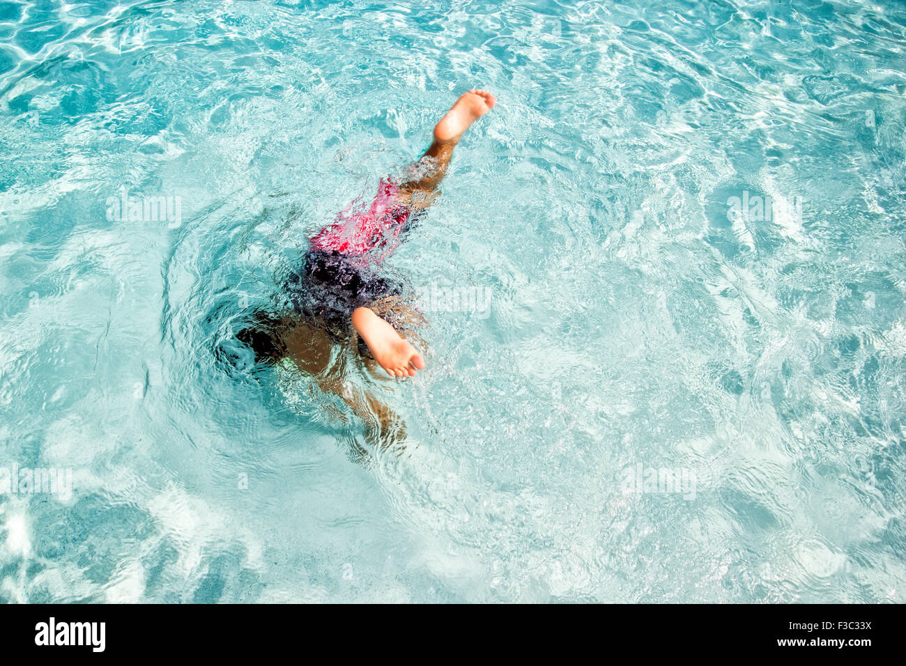 Diving into pool hi-res stock photography and images - Alamy