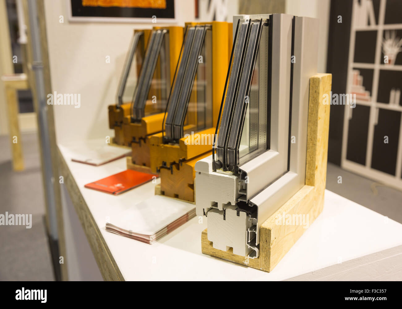 Section of a wood and glazing window Stock Photo - Alamy