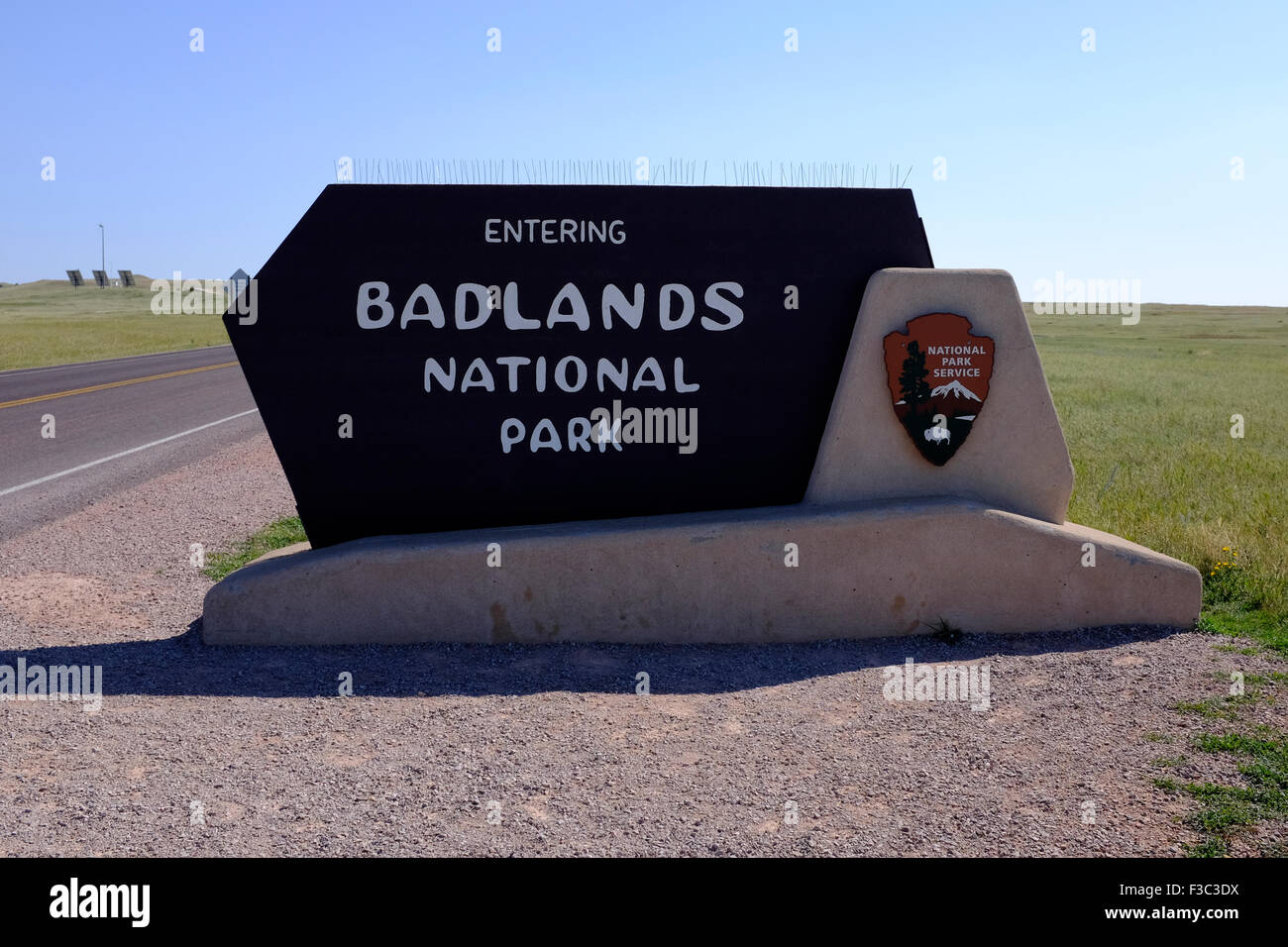 Entering badlands national park hi-res stock photography and images - Alamy