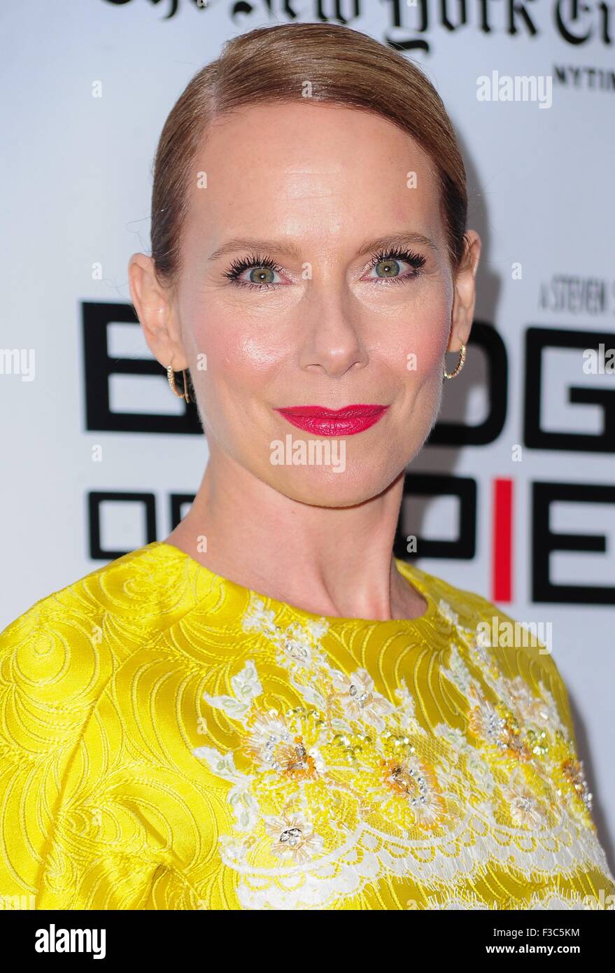 New York, NY, USA. 4th Oct, 2015. Amy Ryan at arrivals for BRIDGE OF ...